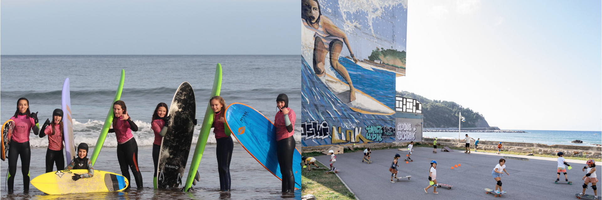 Intensivo escuela surf semana santa 2022 Deba - Ipar Surf & Skate Eskola